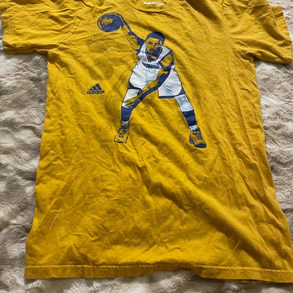 adidas | Shirts | Adidas Yellow Graphic Tshirt | Poshmark